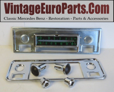 Complete face plate fits mercedes Porsche classic Becker W121 W120 w198 ...