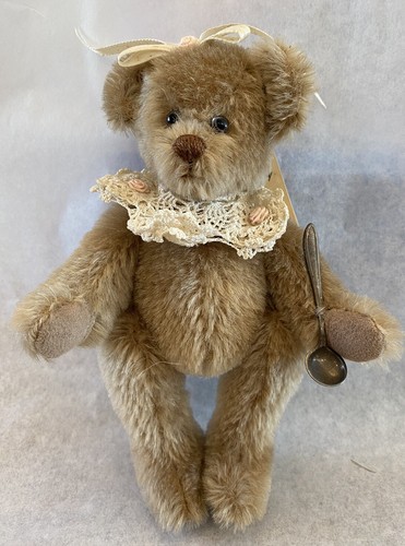 Vintage Jointed Mohair Teddy Bear By Artist Linda Buckner 7” Tall | eBay
