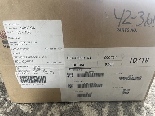 Yamaha Triple Engine Electronic Control 6X6 Fly by Wire Binnacle CL-3SC ...