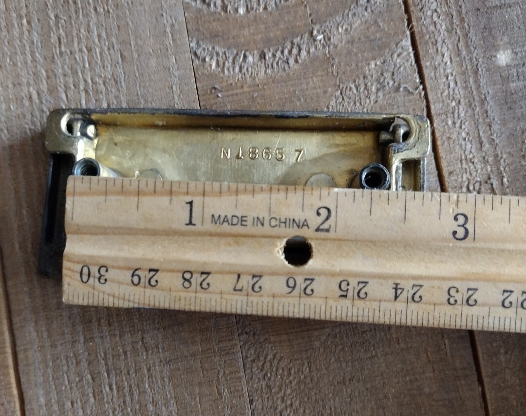 ONE Vintage KBC Drop Bail Mortise Recessed Drawer Pull Handle N18657 ...