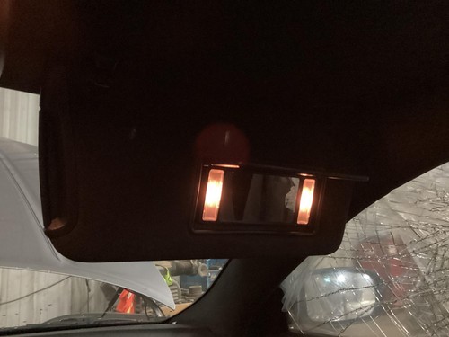 Used Right Sun Visor fits: 2016 Dodge Charger illuminated w/o sunroof w ...