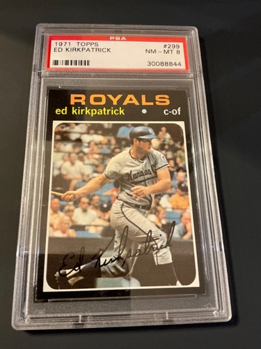 1971 Topps Baseball #299 Ed Kirkpatrick Royals PSA 8 | eBay