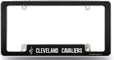 Cleveland Cavaliers Metal License Plate Frame EZ View Carbon Fiber ...