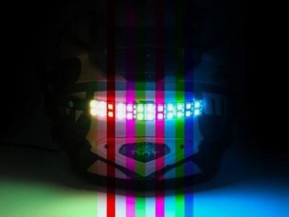 BLIZZARD BUSTER - Color Selectable Snowmobile Helmet Safety Light RGB ...