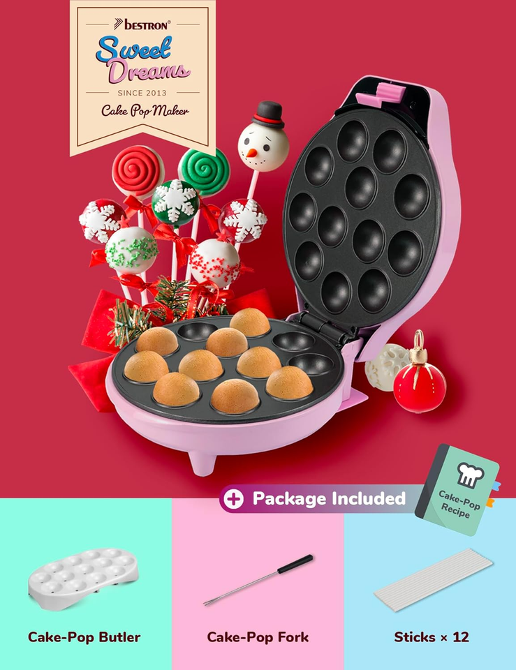 Macchina per Cake Pop Di Dal Design Retrò, Con Maggiordomo per Cake Pop ...