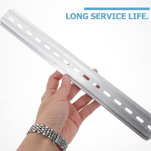 3 Pcs Din Rail Aluminium Slotted Aluminum for Electrical Components ...