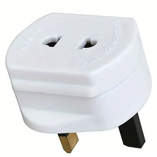 Shaver Plug Adaptor Shaving Toothbrush Adapter Epilators Bathroom UK 2 ...
