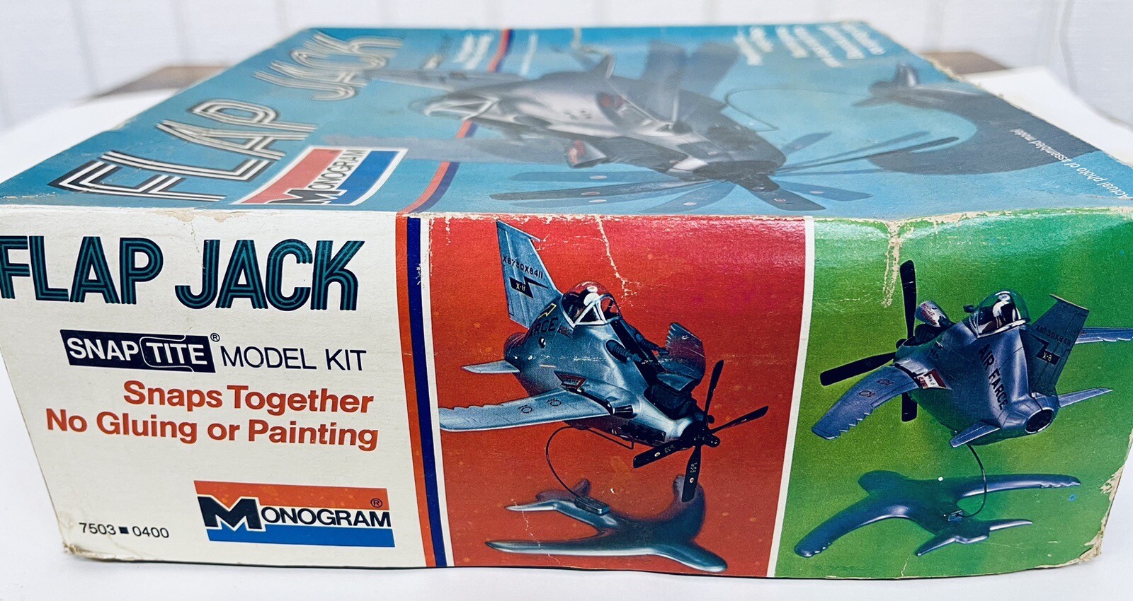 Vintage 1973 Monogram Flap Jack Model Kit No.7503 Working for sale ...