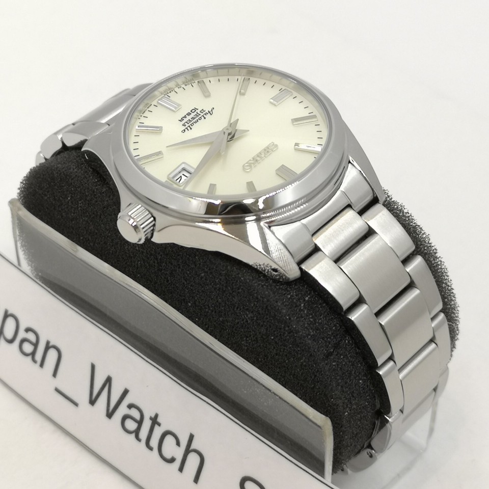 SEIKO SZSB011 White Shop Model Mechanical Wrist Men's Watch New in Box ...
