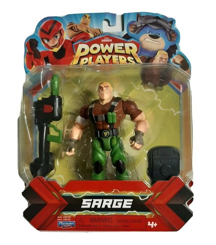 ZAG HEROEZ POWER PLAYERS Sarge Cartoon Network Playmates Action Figure ...
