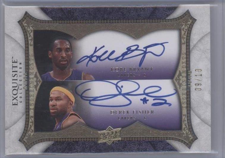 2007-08 Upper Deck Exquisite Collection - Dual Enshrinements Kobe ...