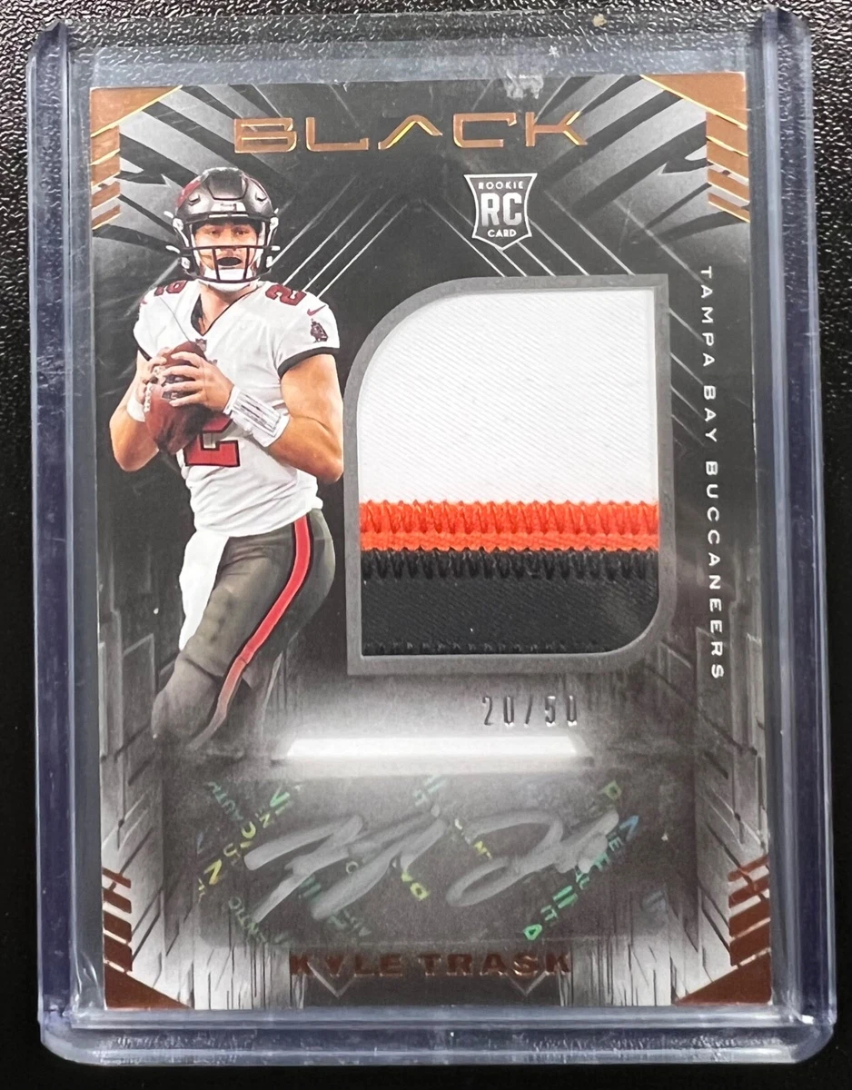 2021 Panini Black Kyle Trask RPA 3 color patch copper numbered /50 ...