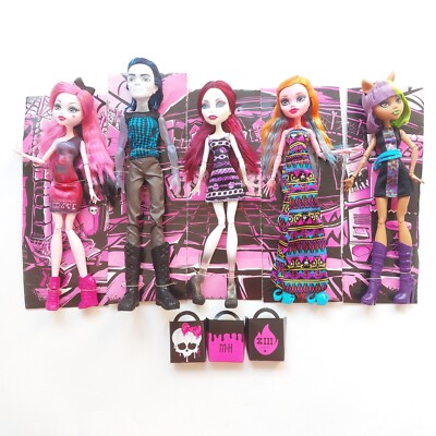 Monster High Maul Monsteristas Complete Set dolls 2014 - NO BOX | eBay