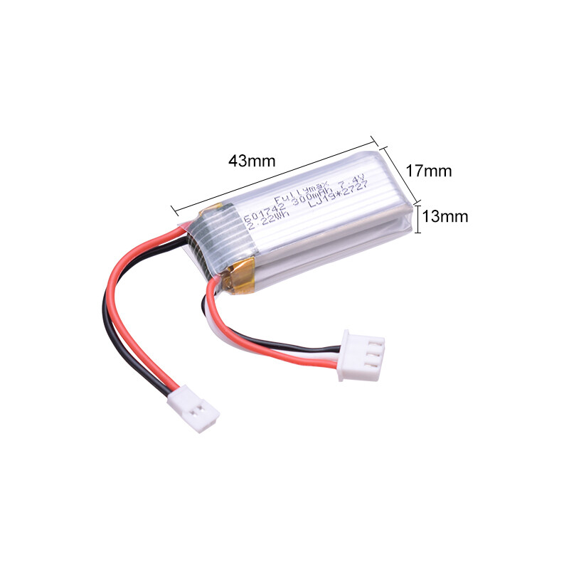 2x WLtoys RC Airplane Battery 7.4V 300mAh Battery for F959 Aircraft XK ...