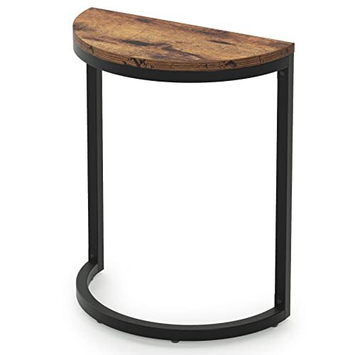 End Table Semi Circle Small Half Round Side Tables Living Room With ...