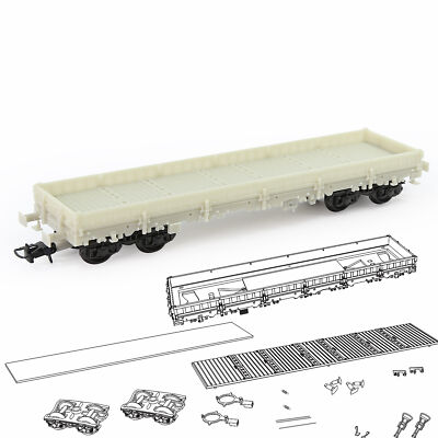 Evemodel 1Stk. 1:87 Niederflurwagen Spur H0 Blank unlackiert unmontiert ...