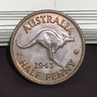 Australian 1943 HALF PENNY UNC | eBay