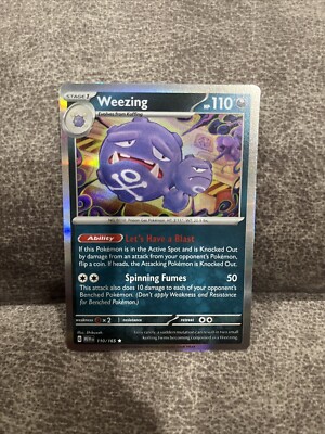 Weezing 110/165 Holo NM Scarlet & Violet - 151 Pokemon Card | eBay