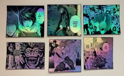 Manga Panel Death Note Sticker Mini Bundle - Anime Laptop Stickers | eBay