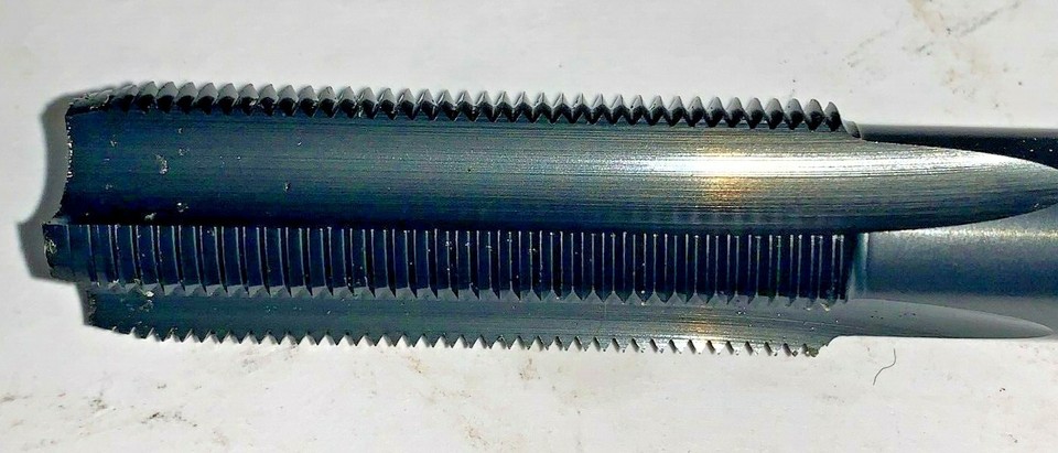 HELICOIL SPARK PLUG TAP, 2-21-1, 18-1.5 MM, 4 FLUTE, 3" FLUTE, 5" SHANK ...