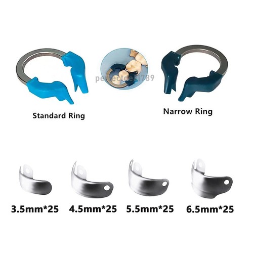 Dental Matrix Bands Ring Sectional Matrice Clamp Fit Garrison Palodent ...
