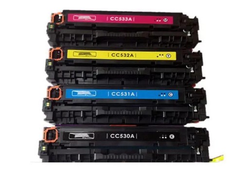 4x CC530A-CC533A Toner Cartridge for HP CM2320 MFP series,CP2025 series ...