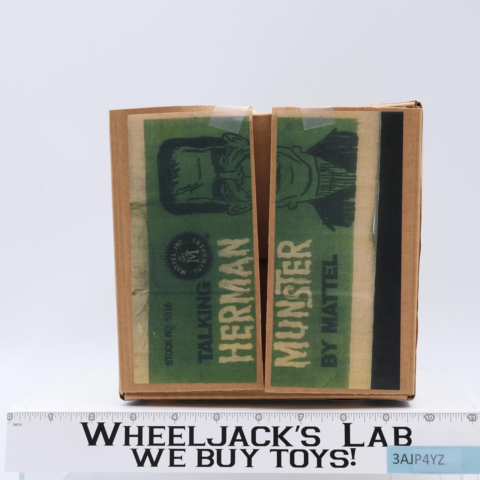 Herman Munster Talking Pull-String Doll TV's The Munsters 1964 Mattel ...