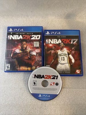 PS4 NBA 2K17, 2k20, 2k21, 3 games only 2 jewel cases 710425477737| eBay
