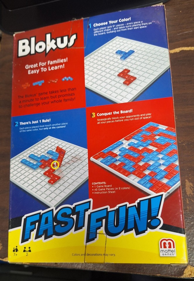 Blockus Tetris Shape Type Block Stacking Family Board Game | eBay