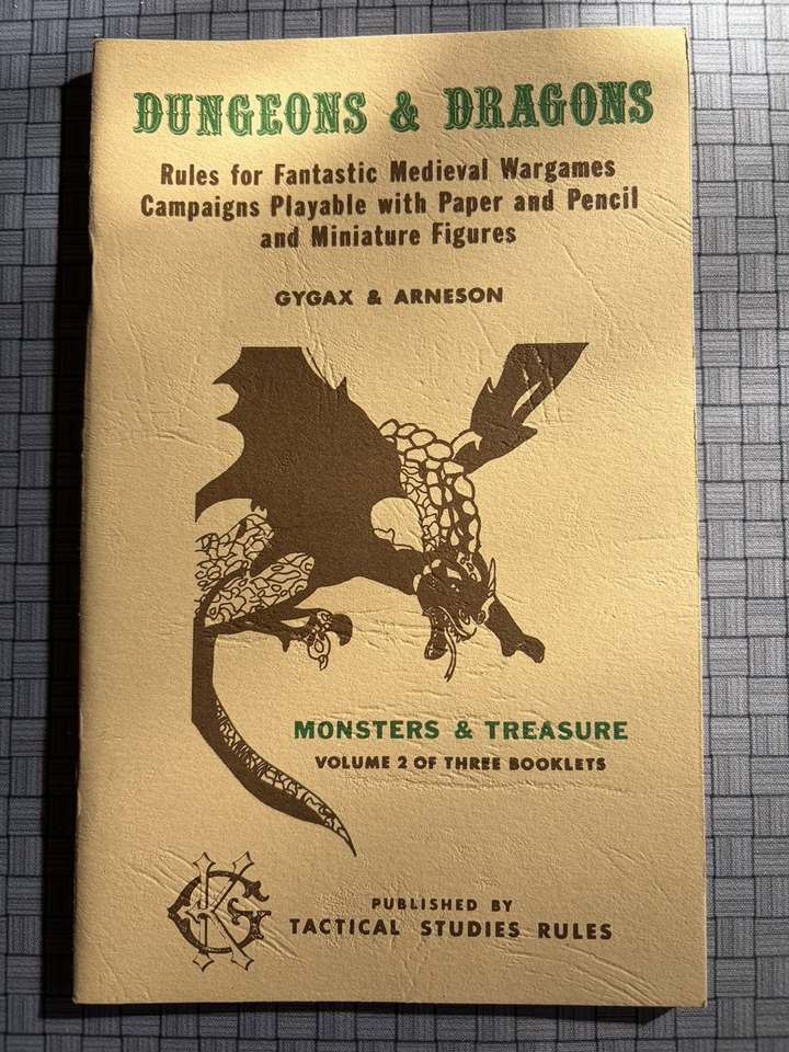 TSR DUNGEONS & DRAGONS OCE ORIGINAL RULES 3 VOLUME WHITE BOX SET 6th ...