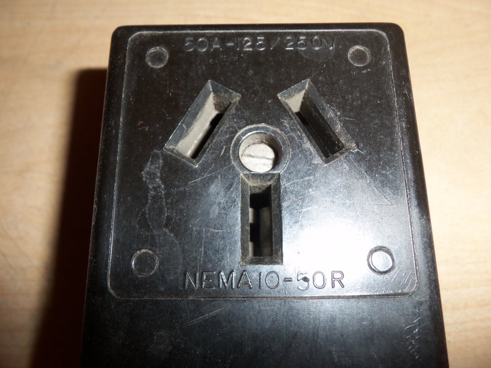 LEVITON NEMA 10-50R 50 AMP 125V/250V RECEPTACLE | eBay