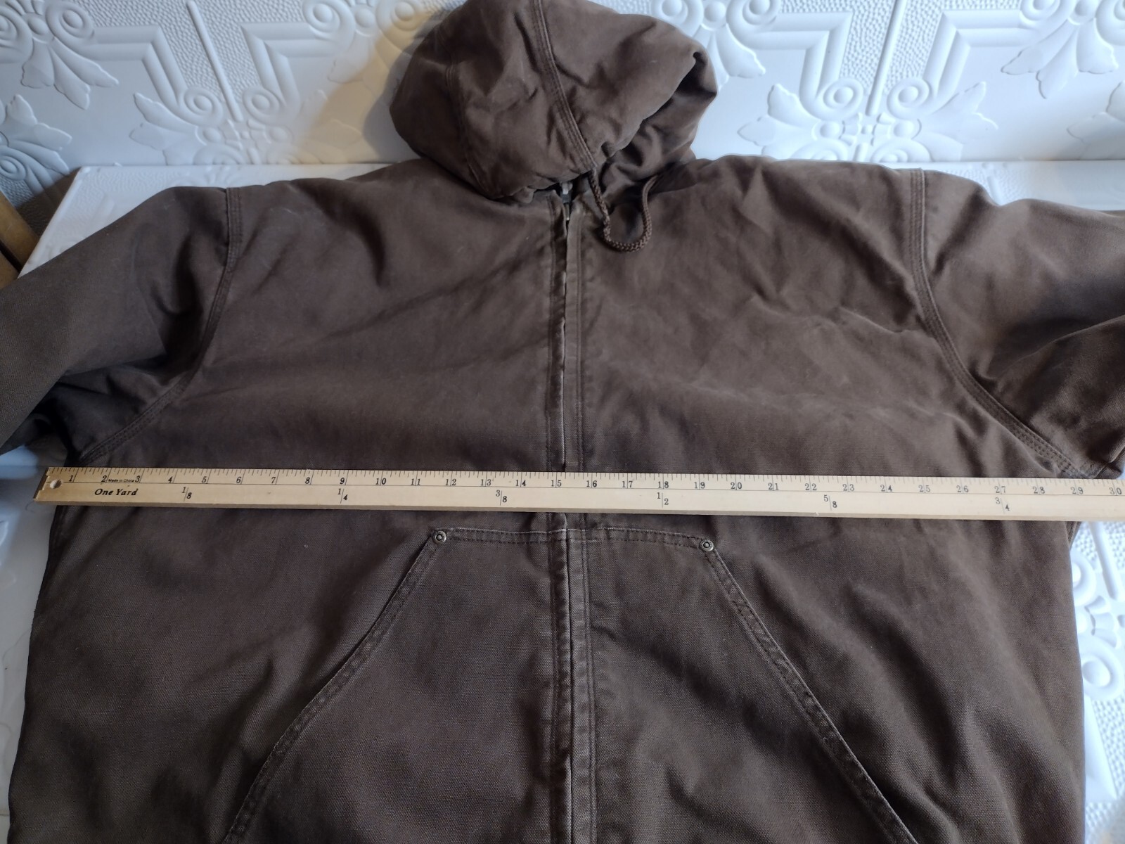 Berne WorkWear Men's SZ 2XL Brown Hooded Warm QuiltLined Jacket Winter ...