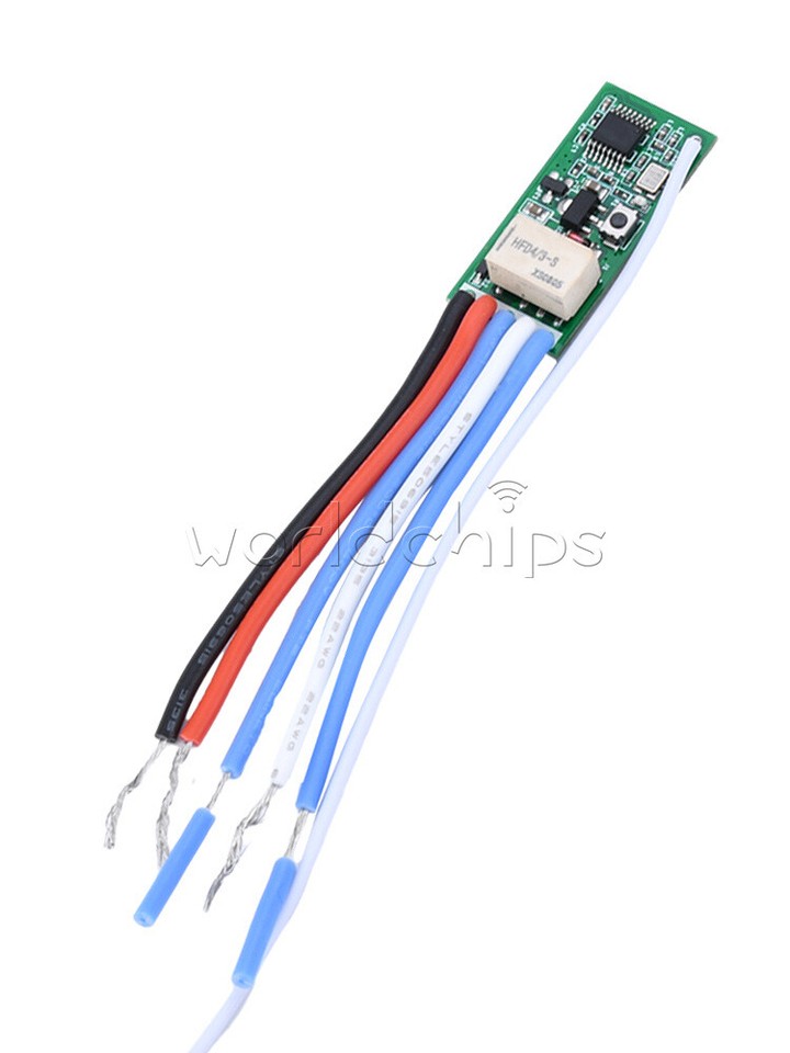 433Mhz DC3V-18V Mini Wireless RF Remote Control Switch LED Lamp ...