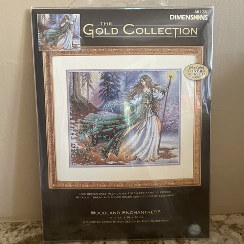 Dimensions Gold Collection Woodland Enchantress Counted Cross Stitch ...