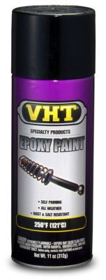 VHT SP652 Satin Black Epoxy All Weather Paint Rust & Salt Resistant 11 ...