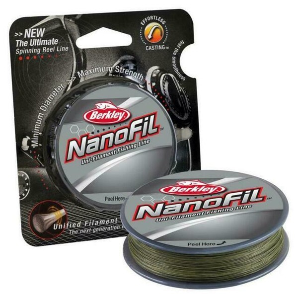 Berkley Nanofil Uni-filament 8lb 150 Low Vis Green Fishing Line for ...