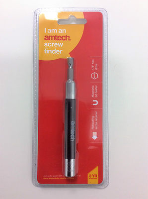 SELF RETRACTING SCREW FINDER & SCREWDRIVER BIT HOLDER SCREWFINDER / BIT ...