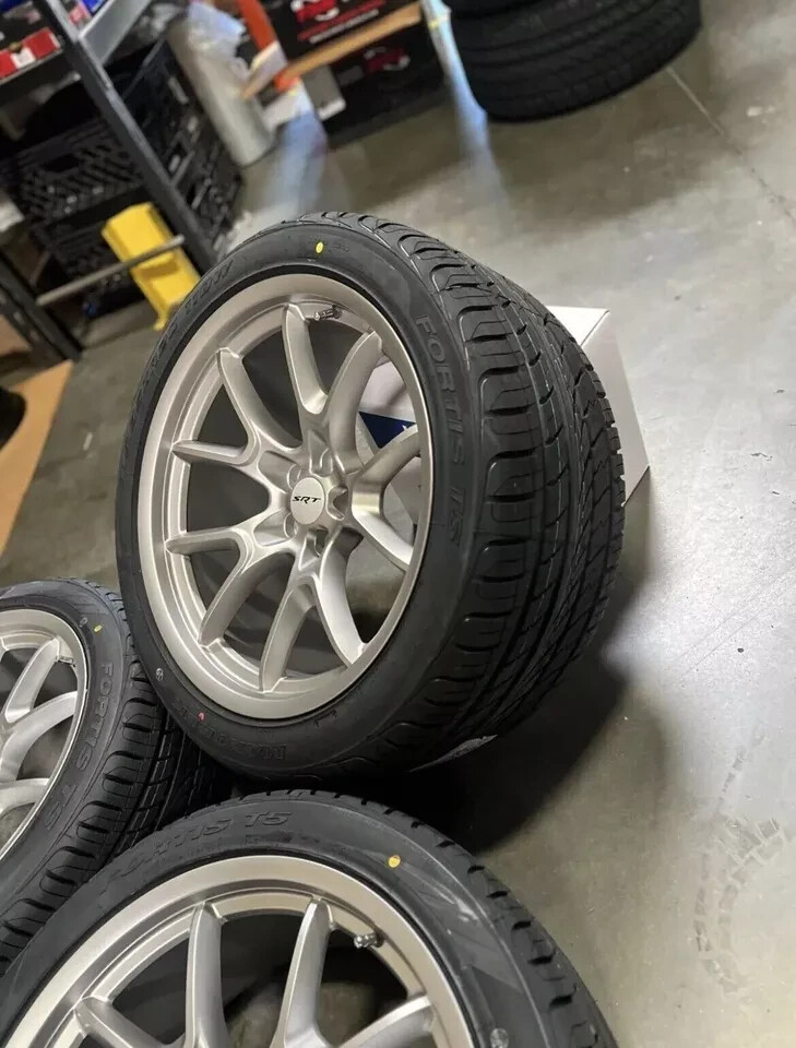 (4) WIDEBODY 20x11 Silver SRT Hellcat 50th ANV Wheels Tires Charger ...