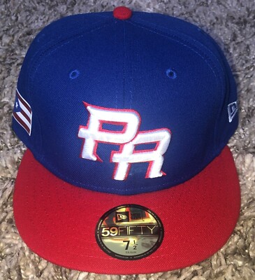2017 PUERTO RICO WBC HAT FITTED SIZE 7 1/2 WORLD BASEBALL CLASSIC PR ...