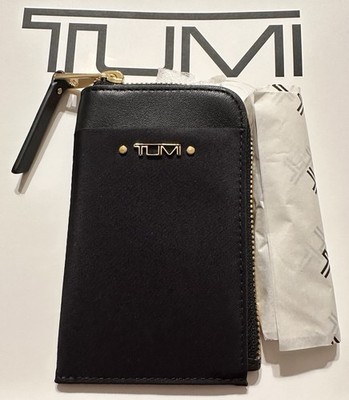 Brand New with Tag TUMI Vista SLG Lanyard Badge ID Holder Black Gold | eBay