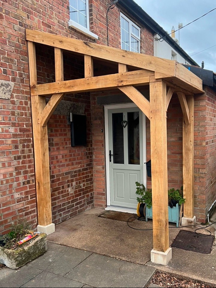 6x6 Green Oak Post | eBay UK