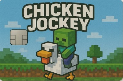 Chicken Jockey Credit Card Skin, Debit Card Skin Sticker Credit Card ...