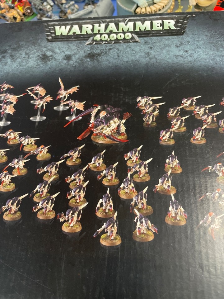 Vtg Warhammer 40k Tyranids Swarm Battleforce Army Box Set 95 Miniatures ...