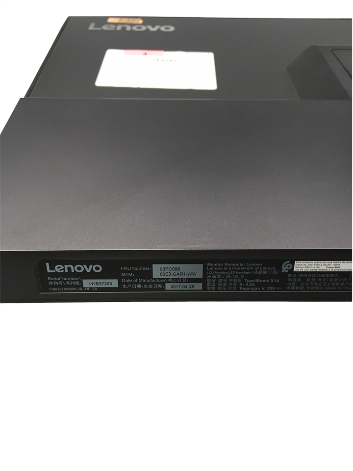 Lenovo ThinkVision X1A, 00PC088, LCD | eBay