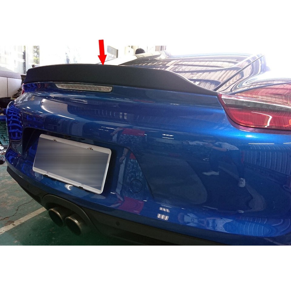 Painted LC9A Rear Trunk Spoiler Duck Tail GT4 Style for Porsche 981 ...