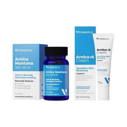 VitaMedica | Arnica Montana 30X & Arnica Cream Bundle | for Bruising ...