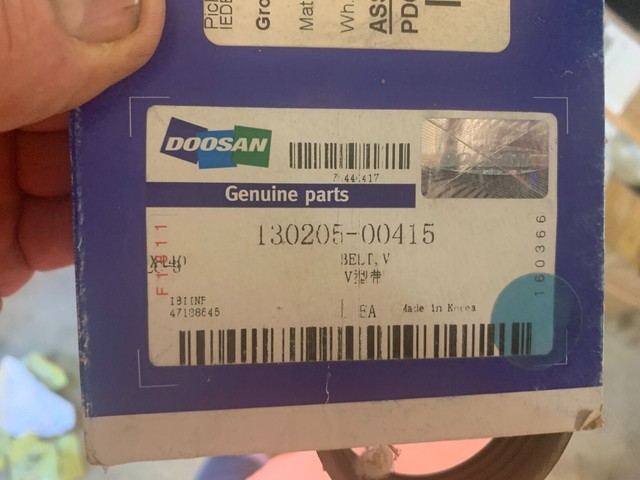 130205-00415 V BELT - DOOSAN for sale online | eBay