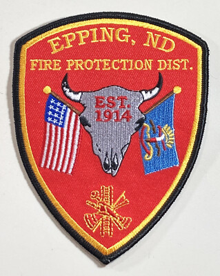 Epping North Dakota Fire Protection Dist Patch | eBay