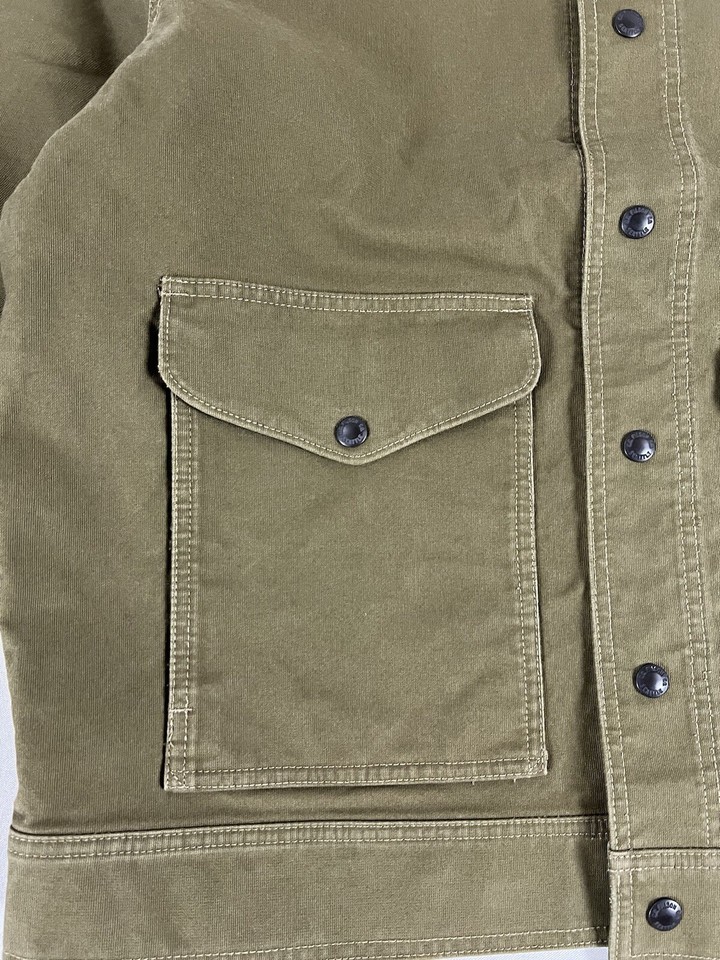 FILSON JUNGLE CLOTH WORK JACKET DARK OLIVE M NWT | eBay