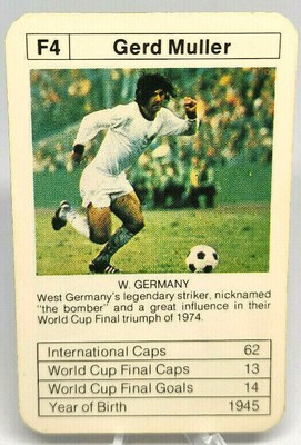 Gerd Muller West Germany Bayern Ace Sporting Aces Card Collection | eBay
